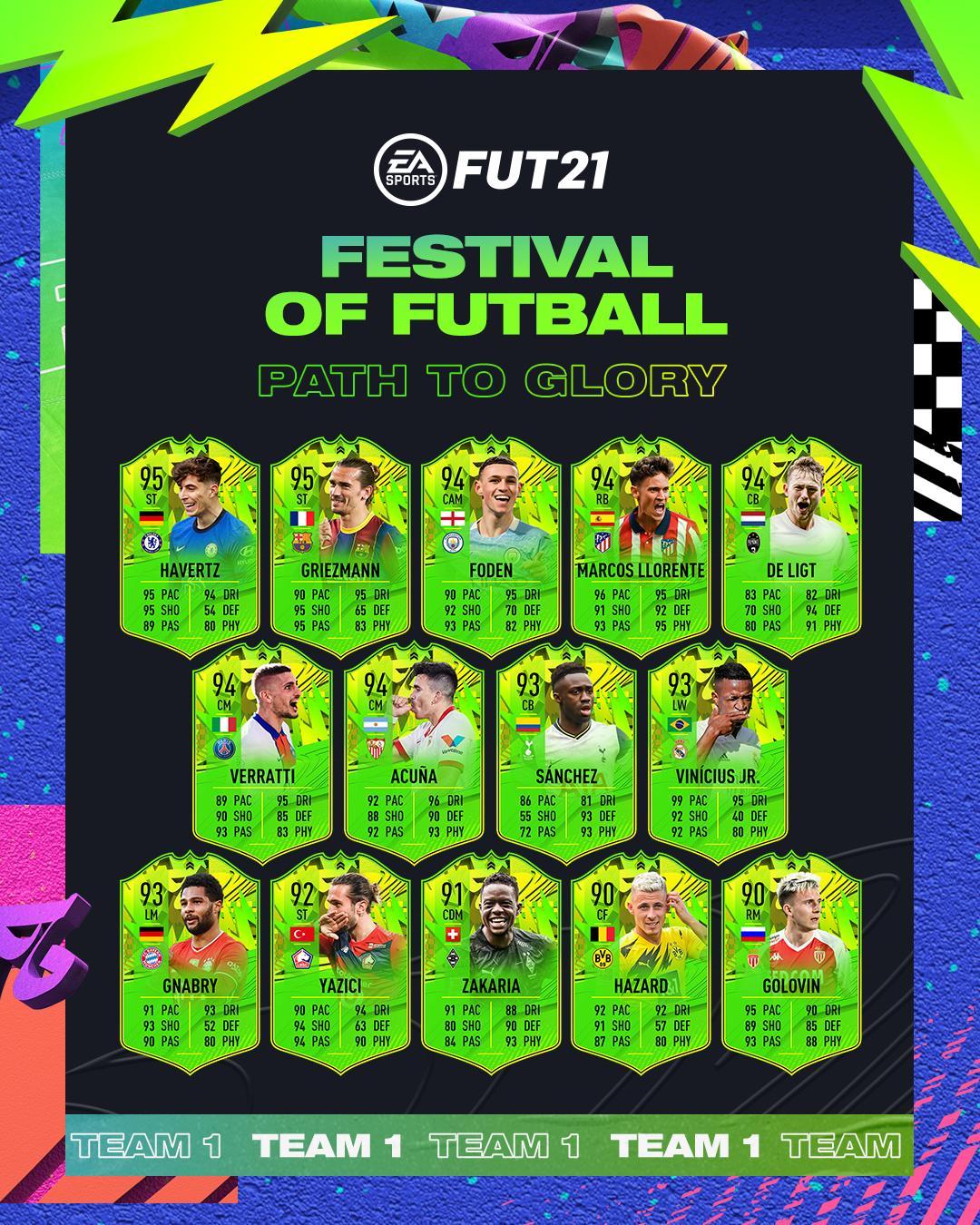 FIFA 21 - Festival Of FUTball, l'équipe 1 complète | FUT with Apero